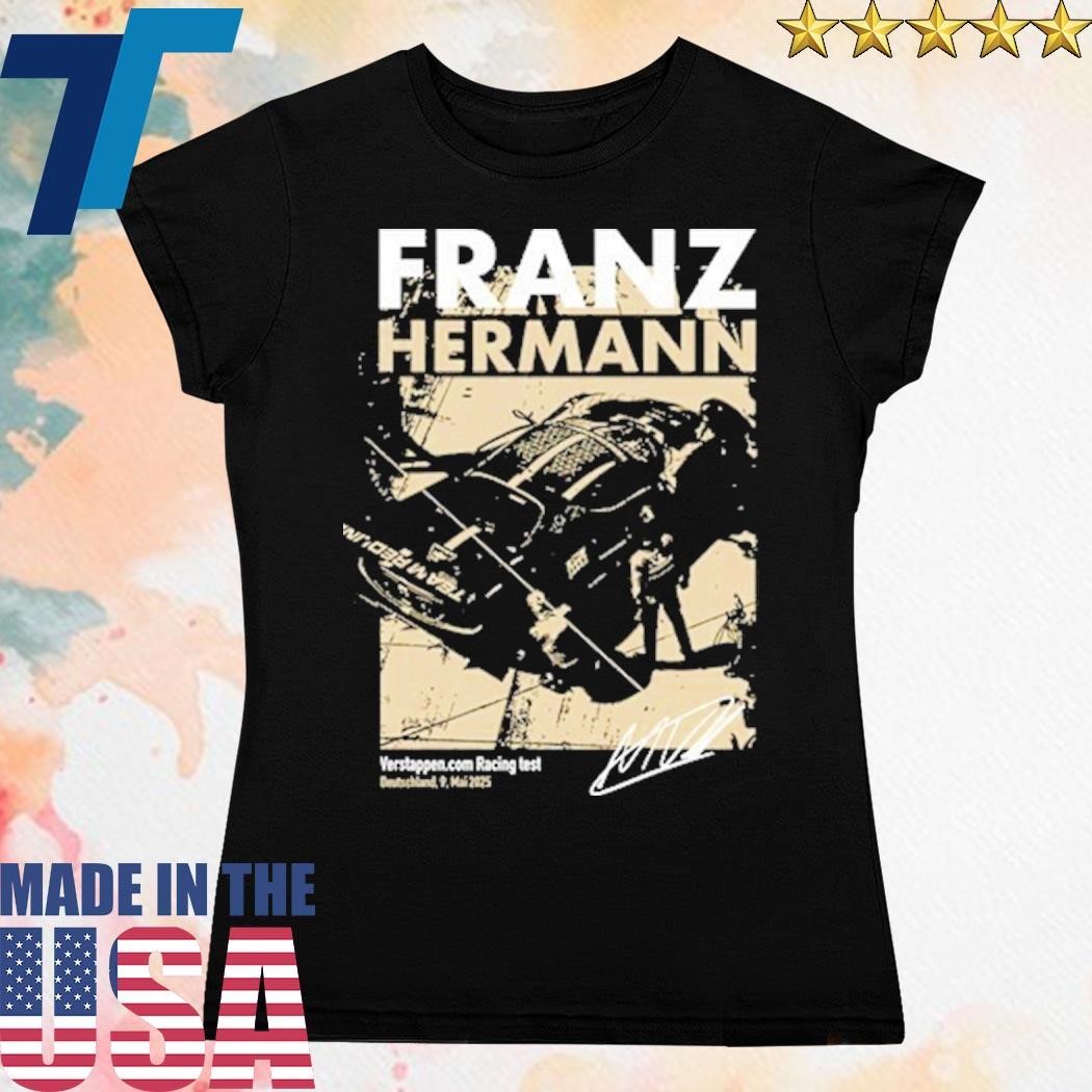 Franz Hermann Max Verstappen Deutschland 9 Mai 2025 T-Shirt - Official ...