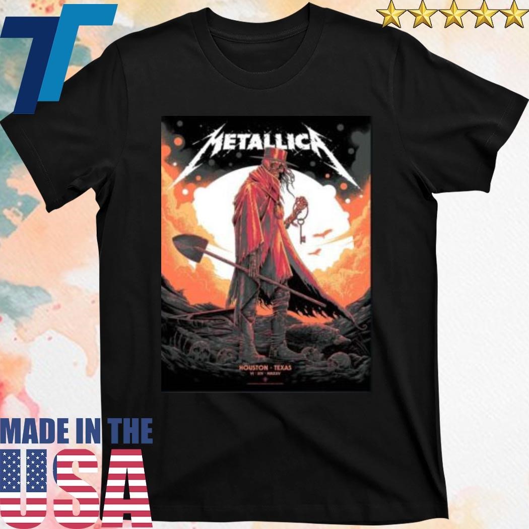 Metallica M72 Houston 2025 Pop Up Shop Poster In Texas At NRG Stadium ...