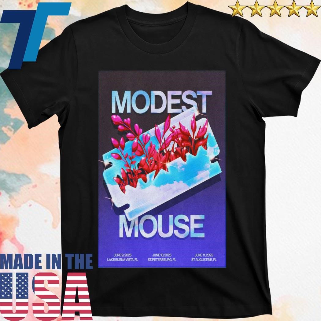 Modest Mouse 2025 Tour Florida Poster Shirt - Official Owen Store