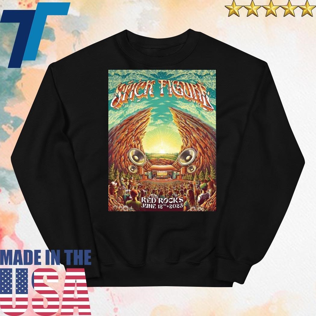 Stick Figure Red Rocks Amphitheatre 2025 On June 12th Shirt - Official ...