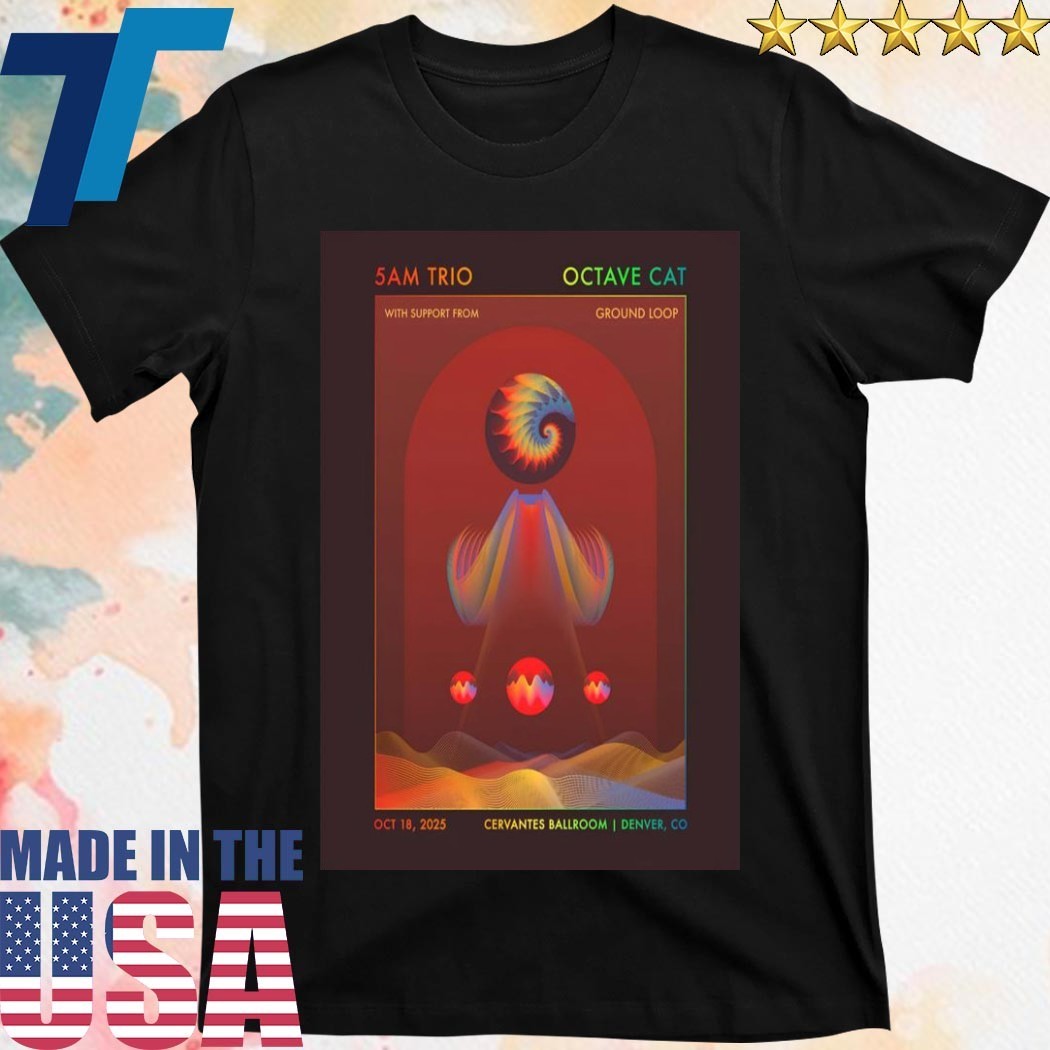 5AM Trio & Octave Cat On October 18 2025 In Denver, CO Concert Poster ...