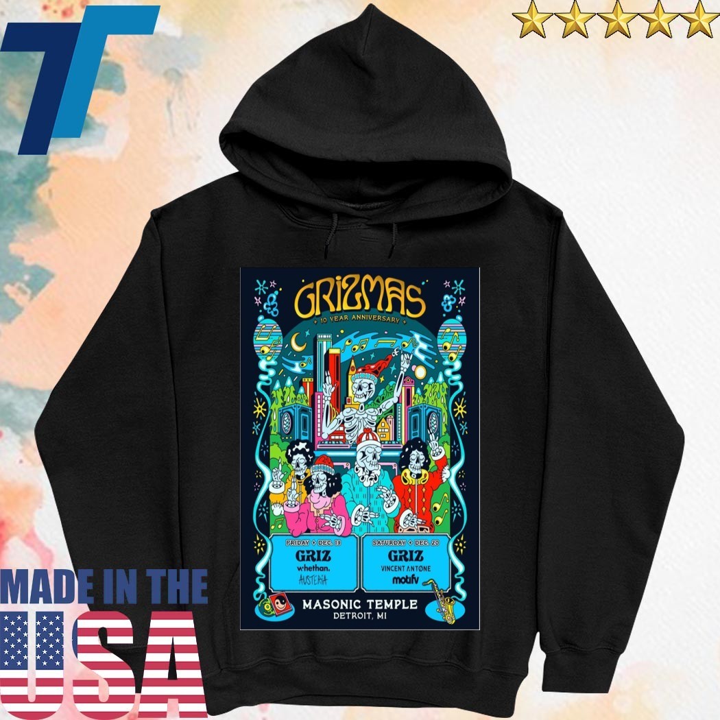 GRiZ 10th Anniversary Of GRiZMAS December 19 20 2025 Detroit Poster ...