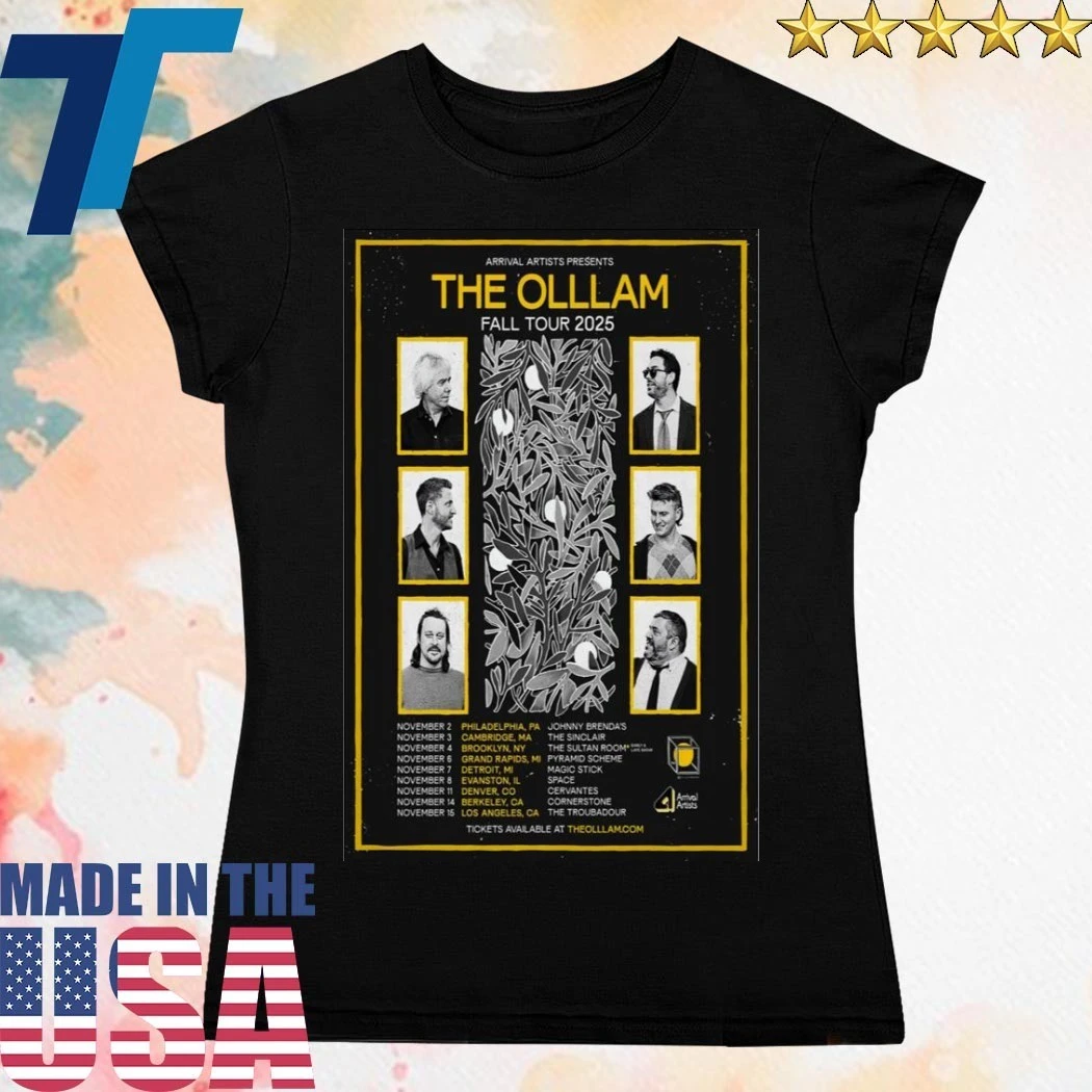 2025 Fall Tour The Olllam Poster Limited Edition T-Shirt - Official ...