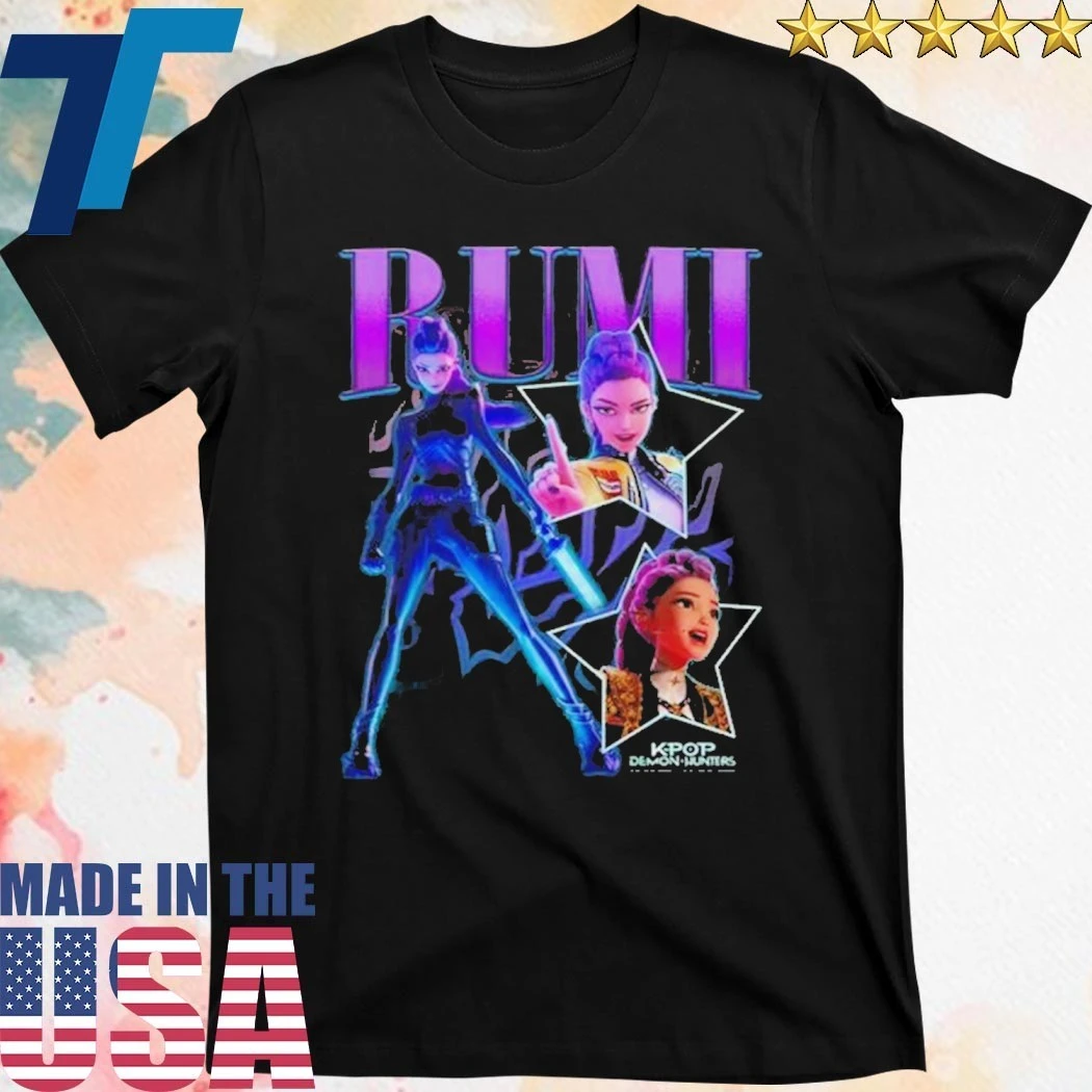 KPop Demon Hunters Rumi Collage Limited Edition T-Shirt - Official Owen ...