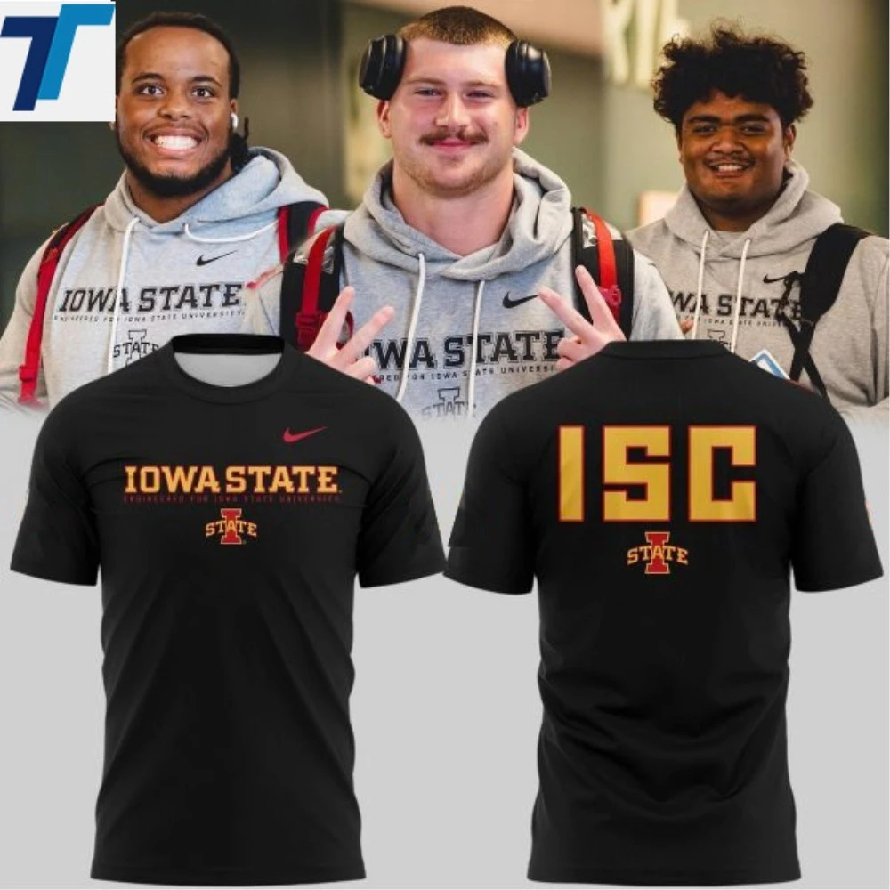 Iowa State Cyclones 2025 ISC Logo 3D T-Shirt - Official Owen Store