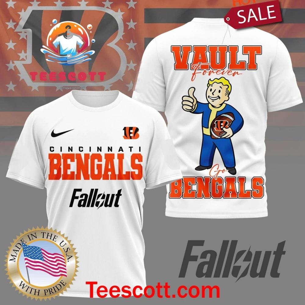 Cincinnati Bengals NFL Fallout Vault Forever Shirt - Official Owen Store