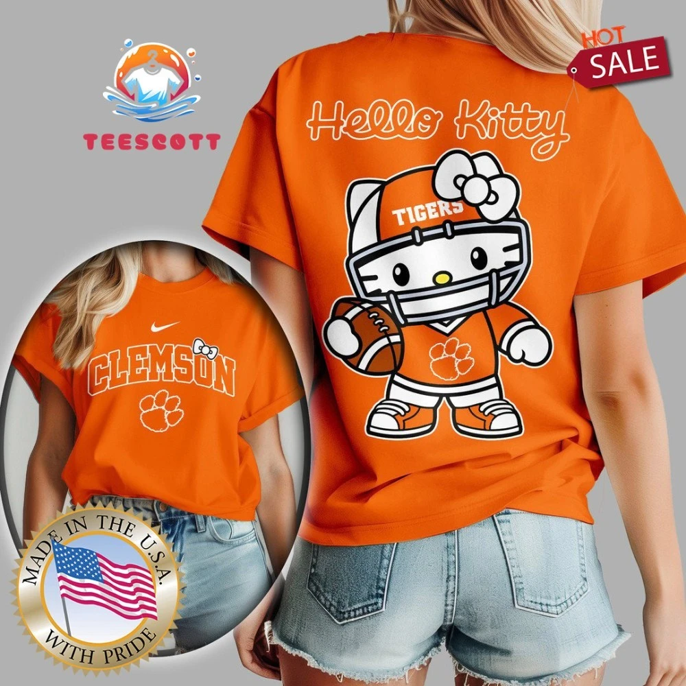 Clemson Tigers NCAA Hello Kitty Shirt - Official Owen Store