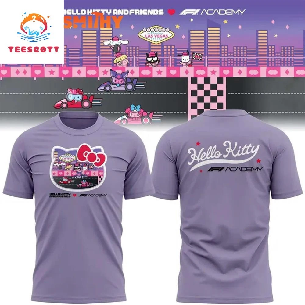 Hello Kitty x Formula 1 F1 Academy Las Vegas Grand Prix 2025 Shirt ...