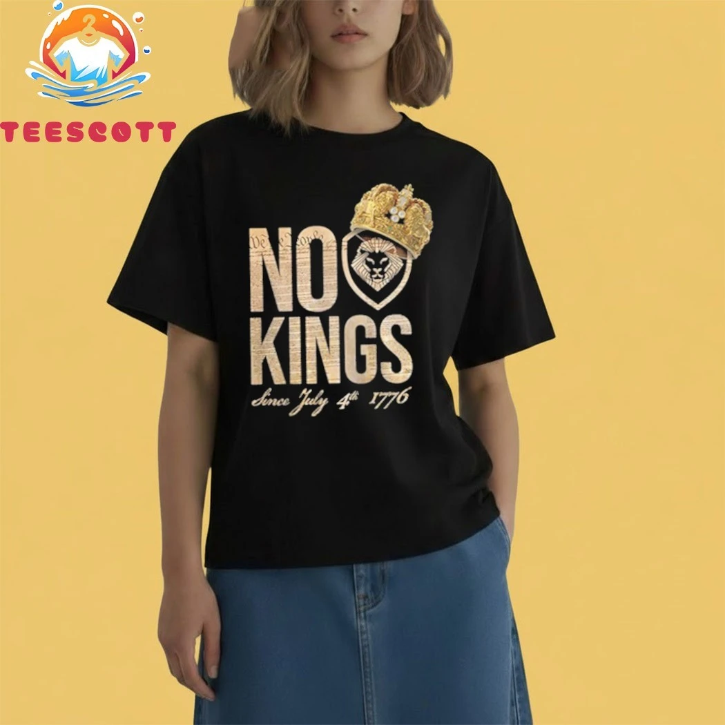 Lion Shield NO KINGS Freedom Statement T-Shirt - Official Owen Store