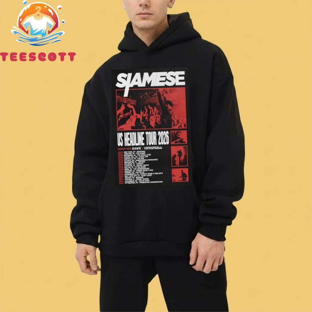 Siamese US Headline Tour 2026 Poster Shirt - Official Owen Store