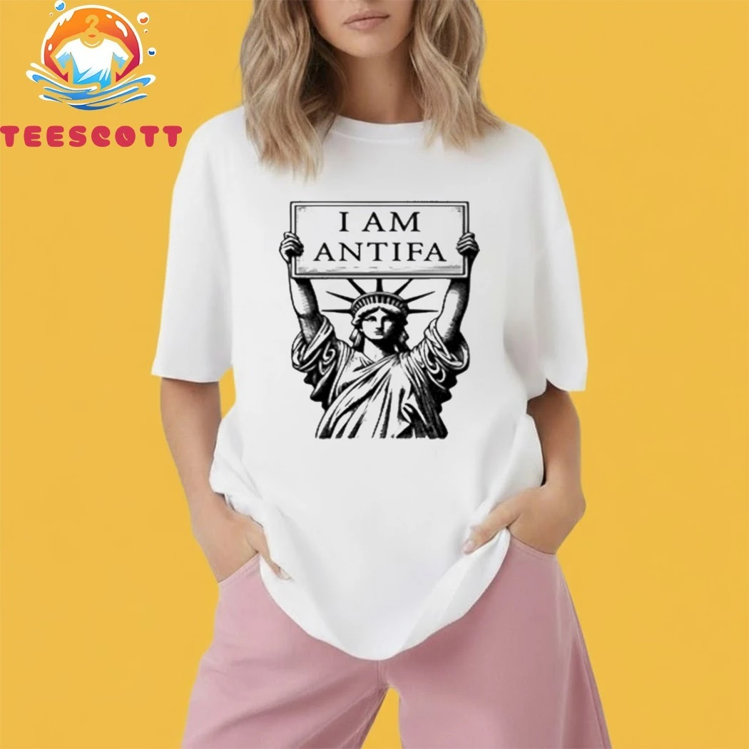 Statue Of Liberty I Am Antifa Shirt - Official Owen Store