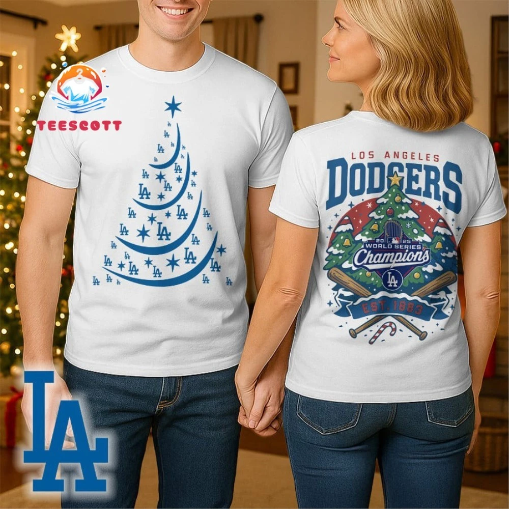 Los Angeles Dodgers MLB Champion Christmas Shirt - Official Owen Store