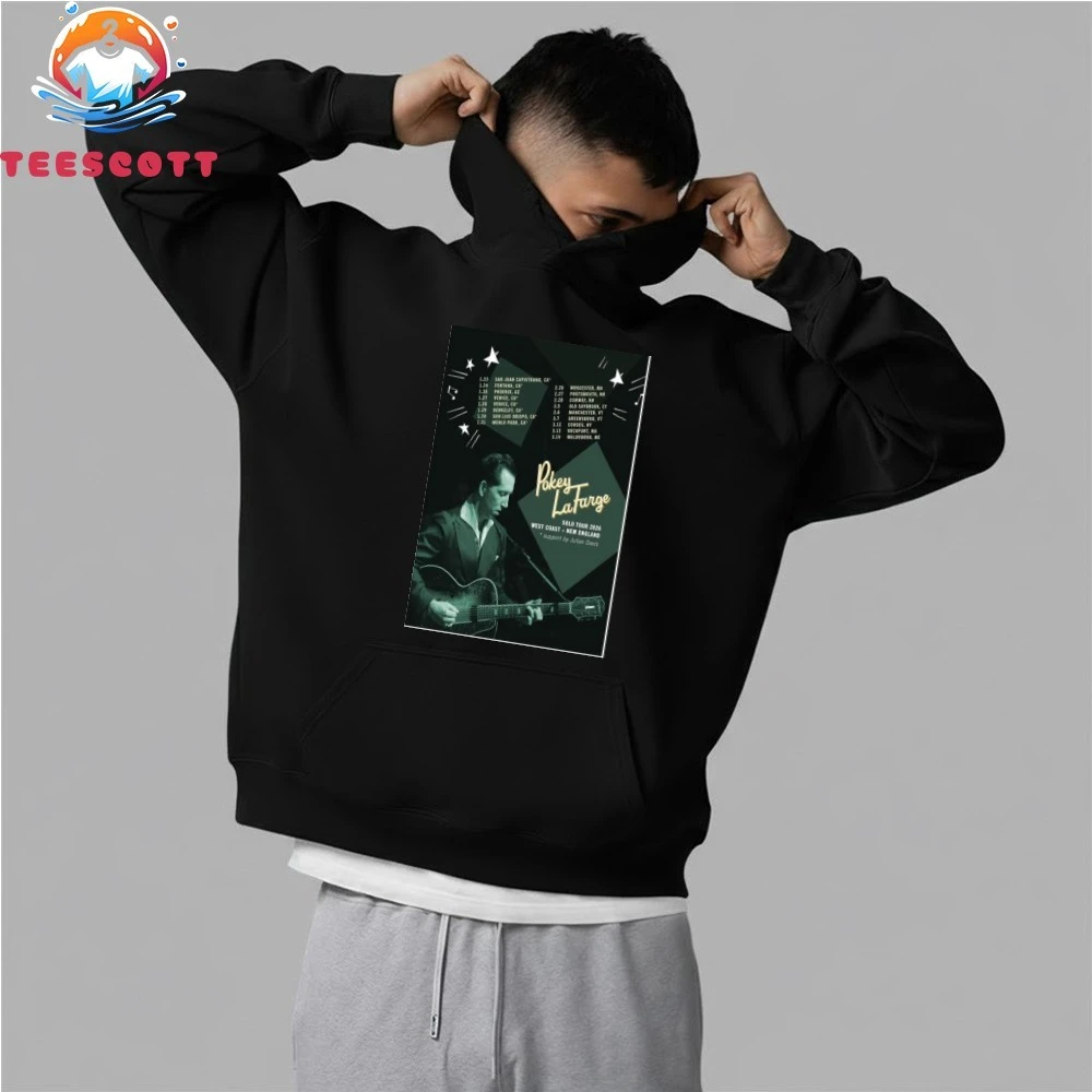 Pokey LaFarge West Coast & New England Solo Tour 2026 Poster Shirt ...